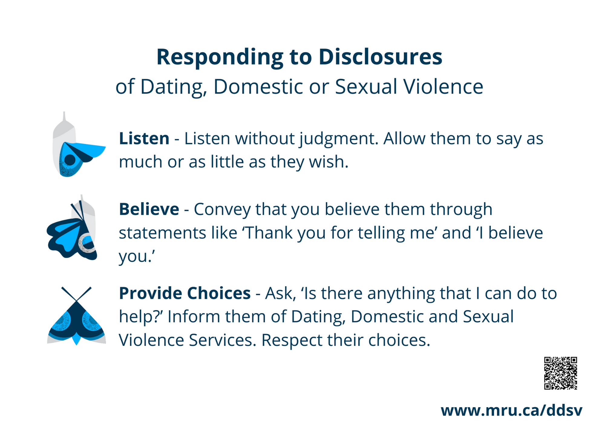 DDSV Office: Sexualized & Gender-Based Violence Support | MRU